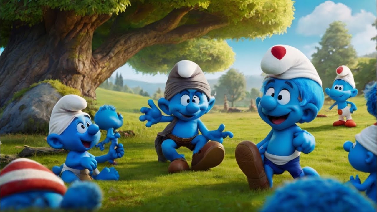 A Meadow Adventure with Bluey and Friends - A Smurf Story - YouTube