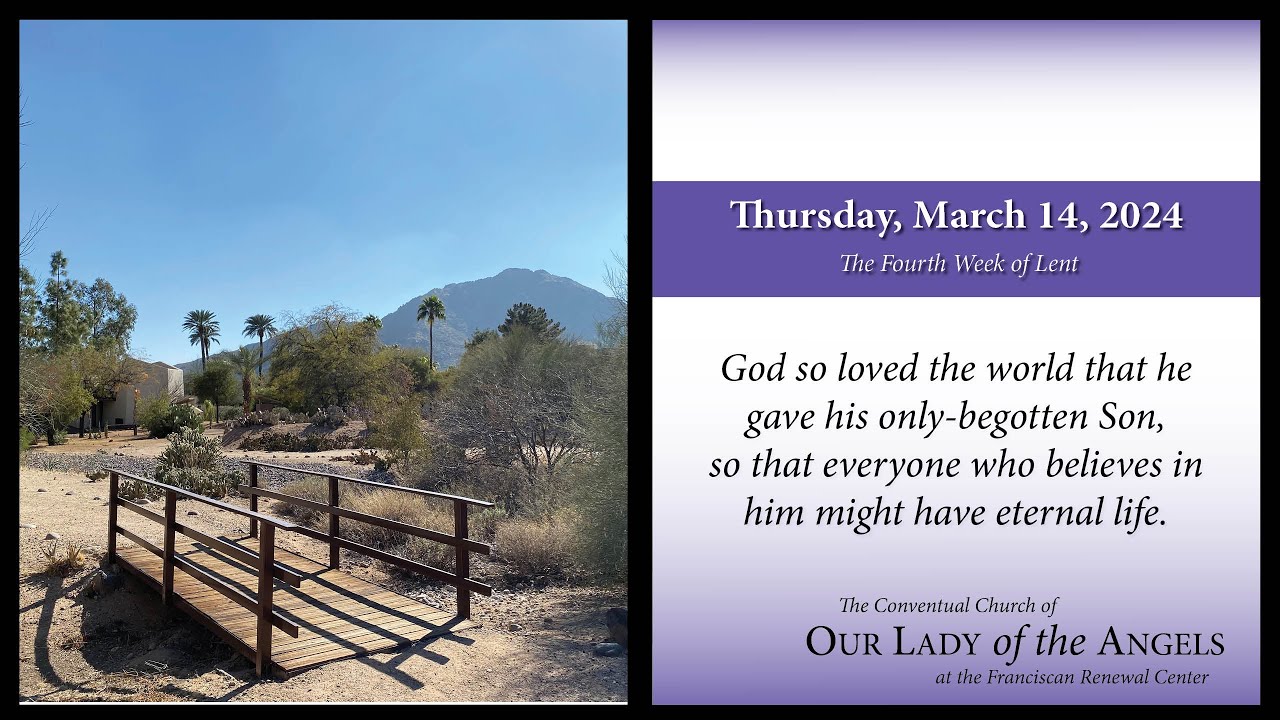 Thursday, March 14, 2024 (8:00am) - The Fourth Week of Lent - YouTube