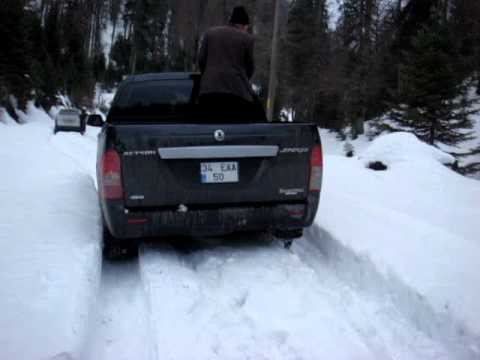 Ssangyong Actyon Sports 4x4 snow off road - YouTube