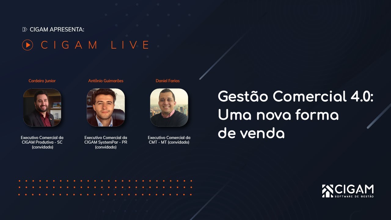 CIGAM LIVE 008: Gestão Comercial 4.0 - YouTube