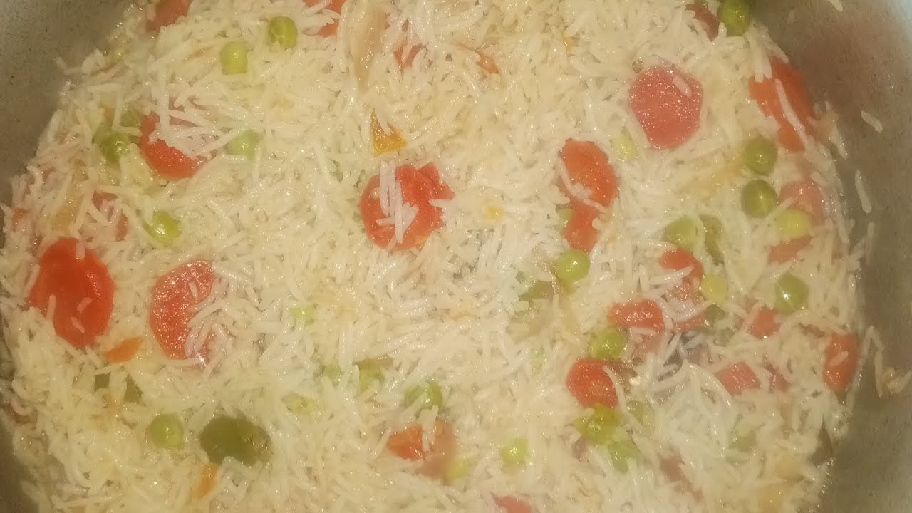 matar gajar pulao tasty recipe Shahana cooking ideas matar gajar pulao ...
