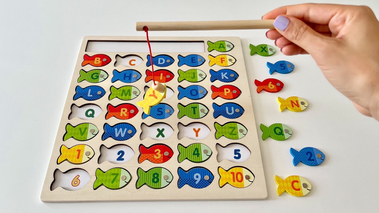 Fishing Letters Of the Alphabet | A is for Apple , B is for Ball , C is ...