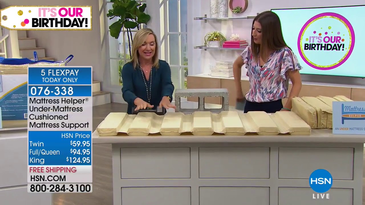 Mattress Helper UnderMattress Support Twin - YouTube