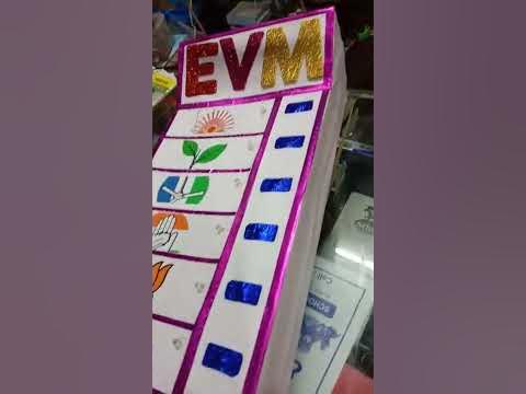 electronic voting machine school project - YouTube