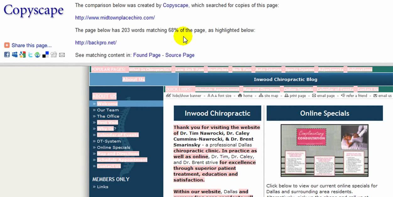 How to Use CopyScape to Find Duplicate Website Content - YouTube