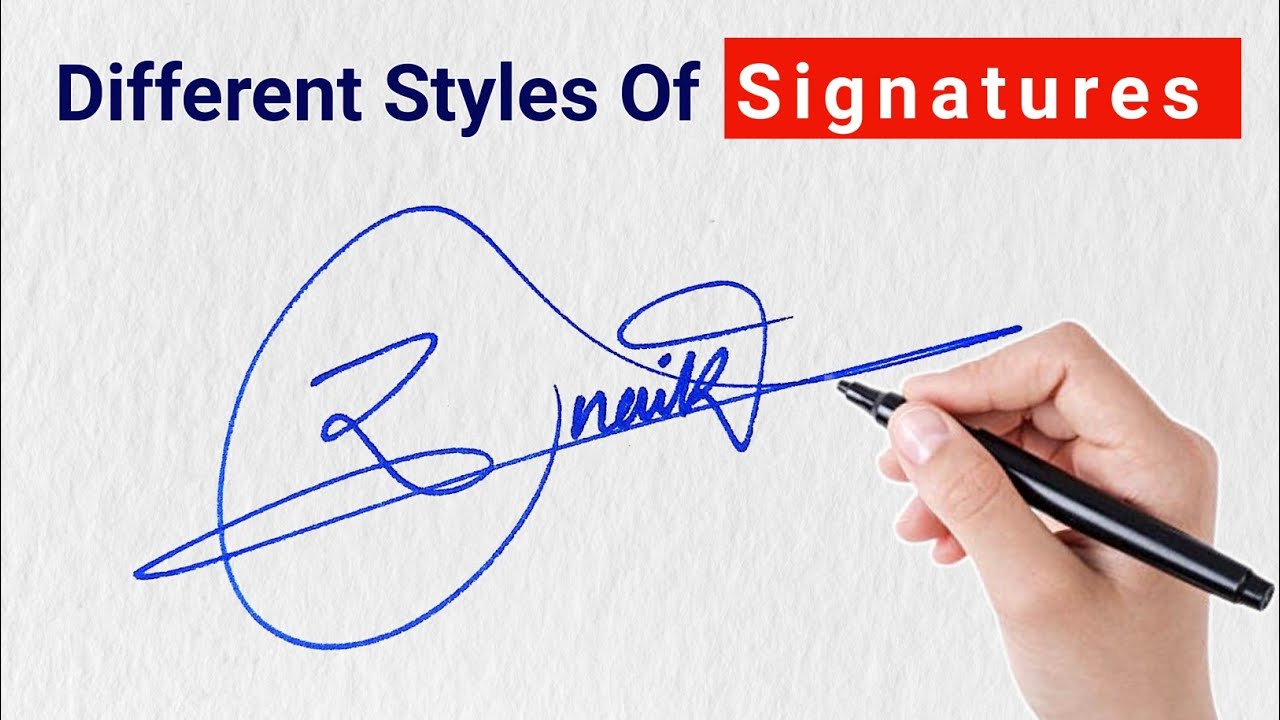 Types Of Signature Styles