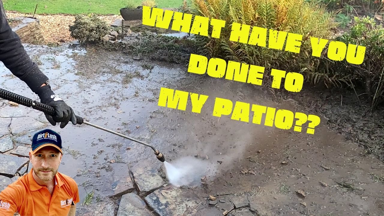 The most destructive pressure washing job..... - YouTube