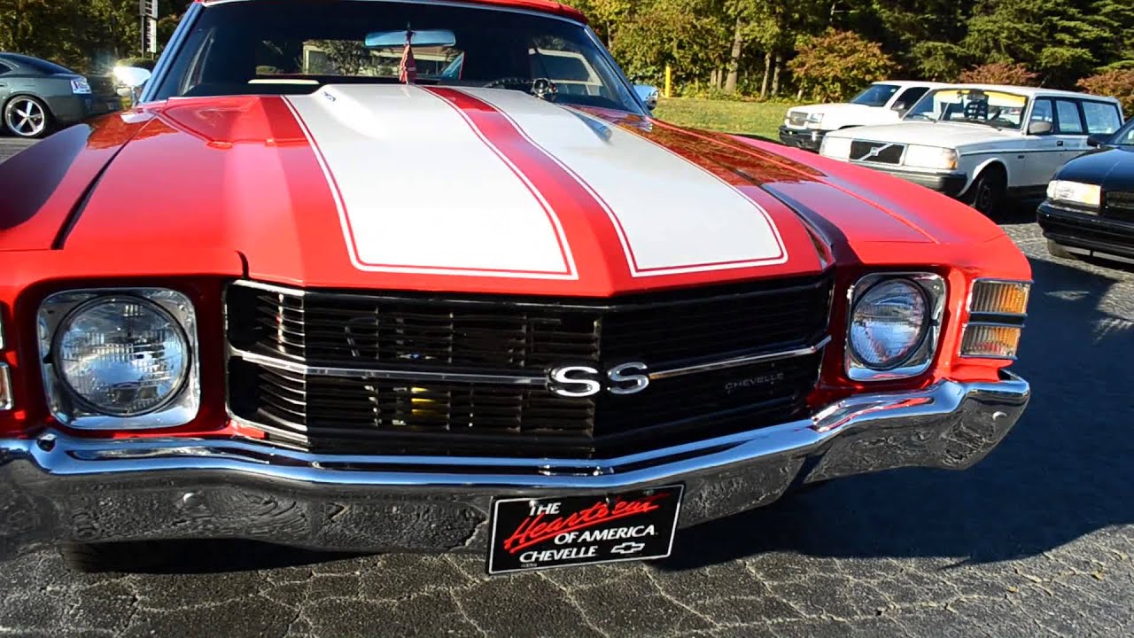 Old Skool Car Club's Red Chevelle - YouTube