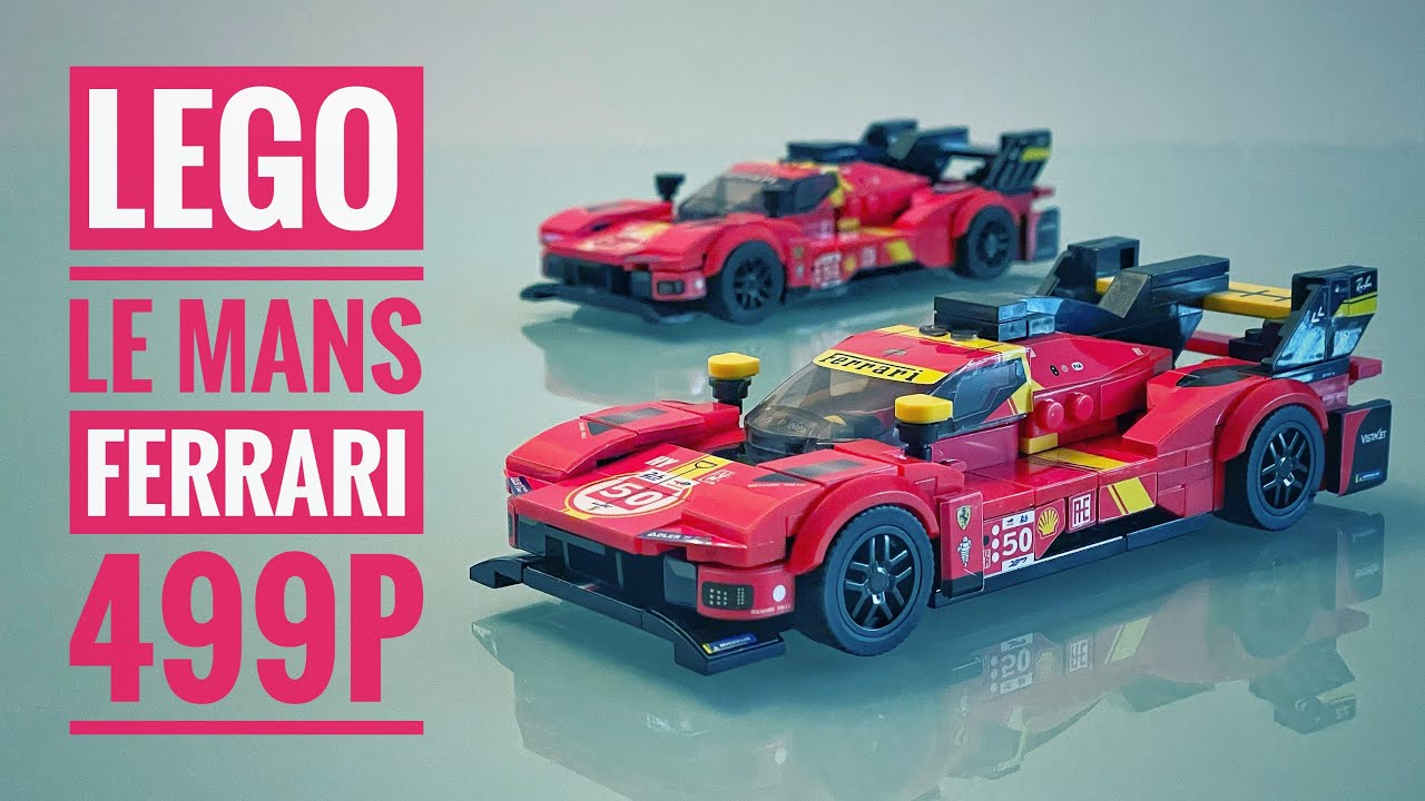 Lego MOC Speed Champions Le Mans Ferrari 499P - Speed Build & Pictures ...
