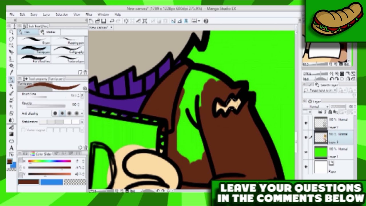 Art Timelapse - Lemony Fresh Patreon Banner - YouTube
