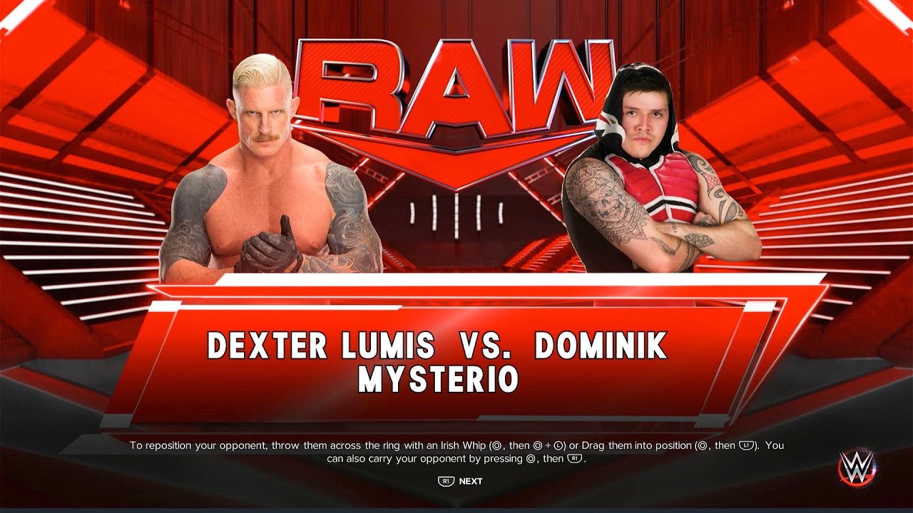 WWE 2K23: Dexter Lumis VS. Dominik Mysterio - YouTube