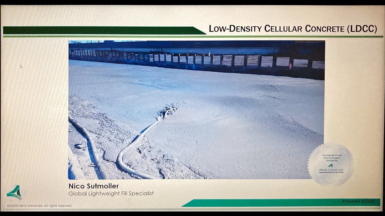 Conference: Low-Density Cellular Concrete - YouTube