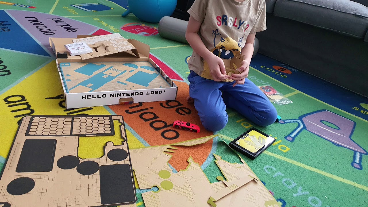 Nintendo IZZ Labo RC car installation - YouTube