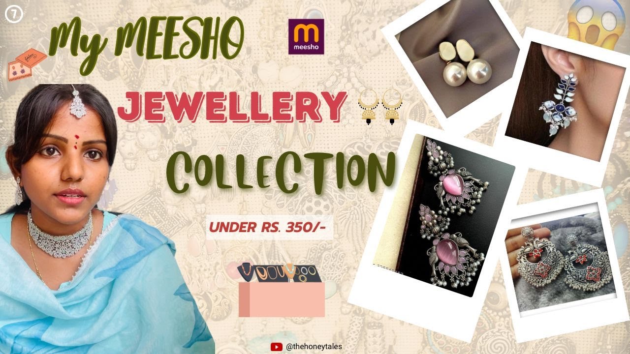 Meesho jewellery || MY MEESHO JEWELLERY COLLECTION || UNDER Rs. 350 ...
