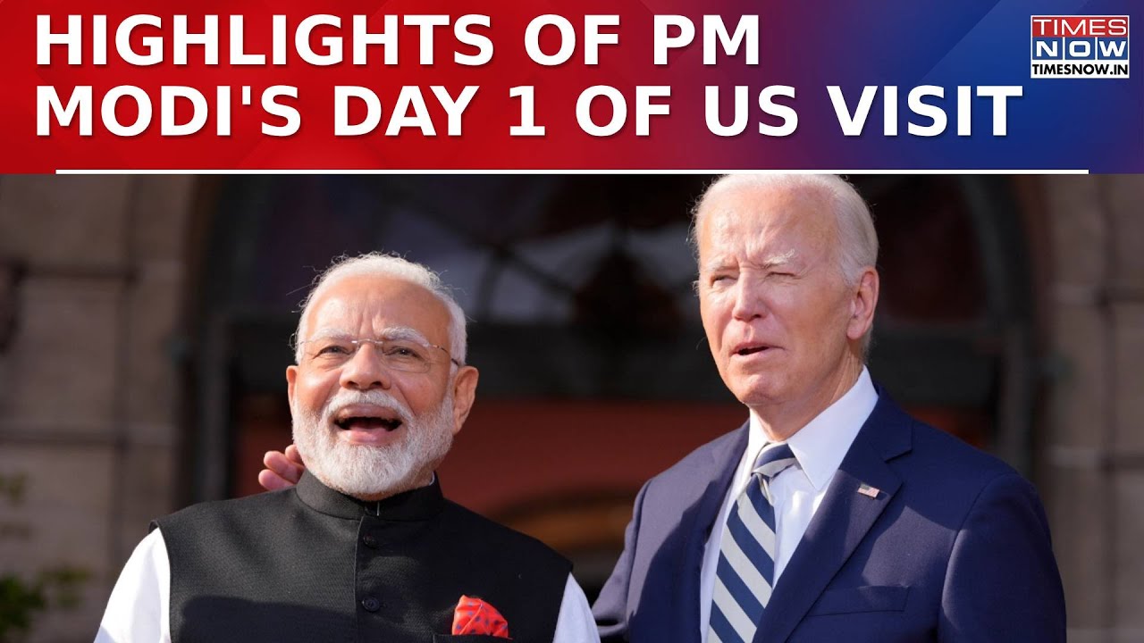 PM Modi In US: Watch All The Big Moments That Happened During PM Modi's ...