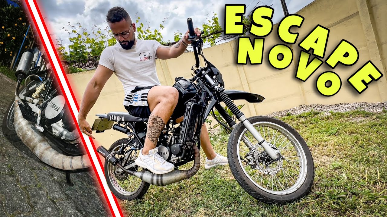 MUDEI O ESCAPE DA MINHA YAMAHA DT LC 100 *FAZ ASSIM TANTA DIFERENÇA ...