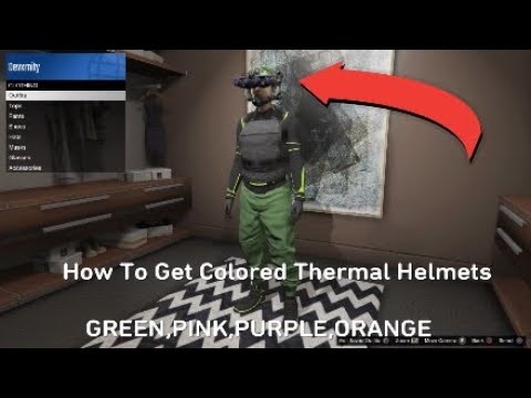 How To Get Colored Thermal Helmets - YouTube