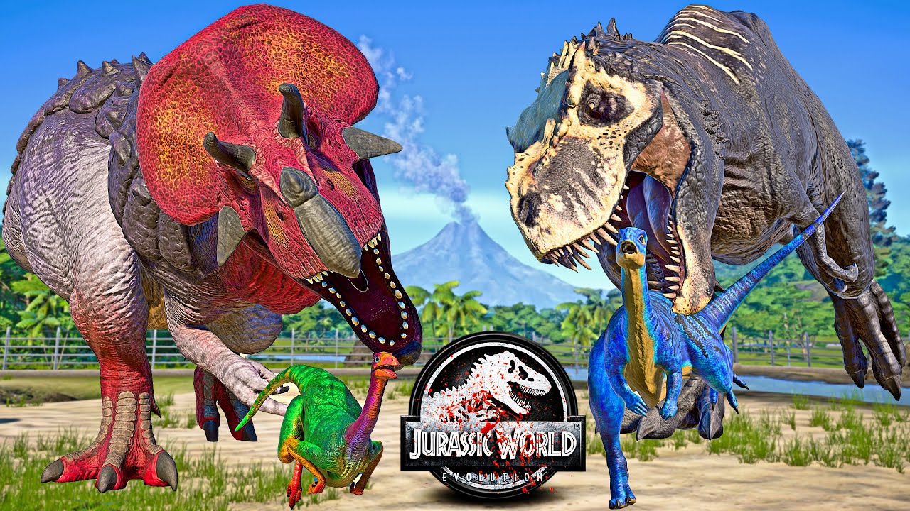 Ultimasaurus vs Tyrannosaurus REX, King Shark TORO Dinosaurs Fight 🌍 ...