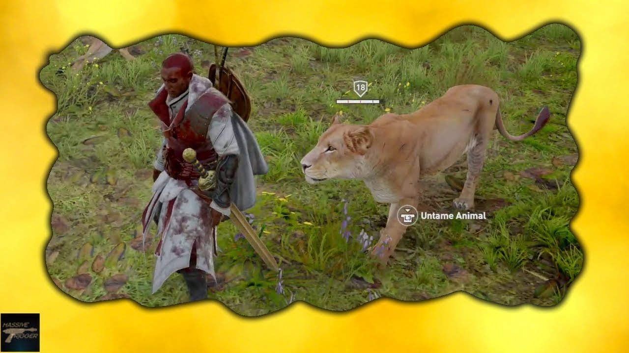 Assassin's Creed Origins Roooaaarrrrr (Roar) Trophy / Achievement - YouTube