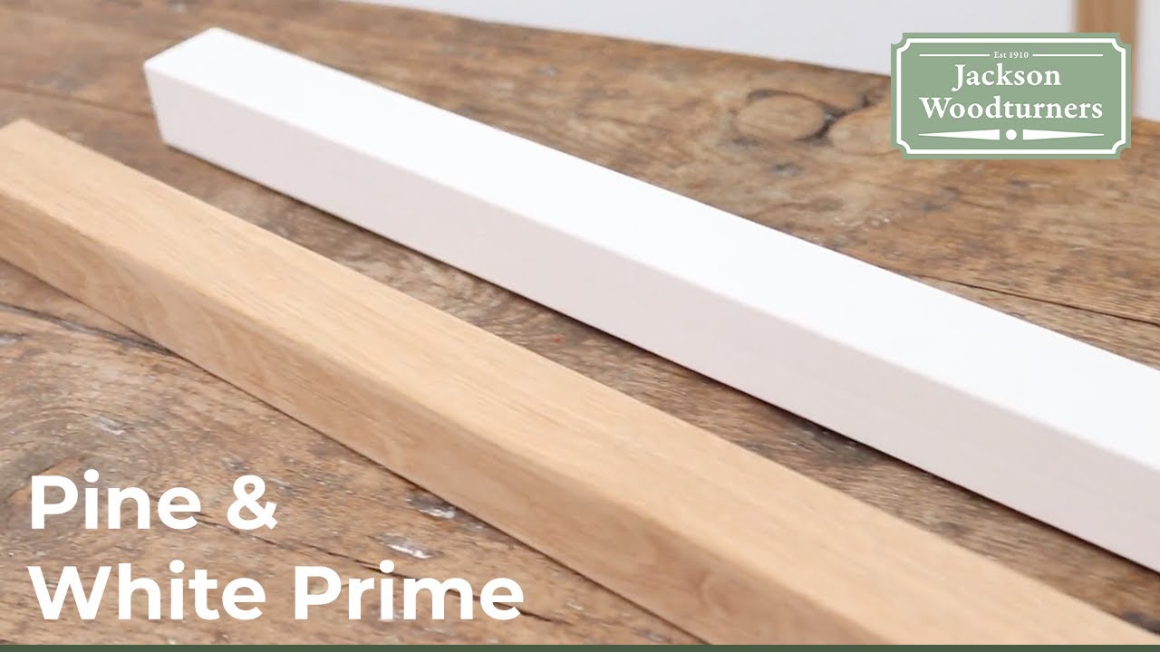 The Differences Between Pine and White Primed Wood Stair Parts - YouTube
