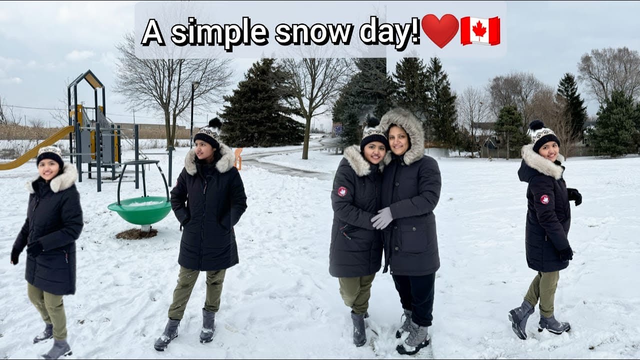 A Cozy Canadian Snow Day || Lifestyle in Canada || Vlog 219 - YouTube