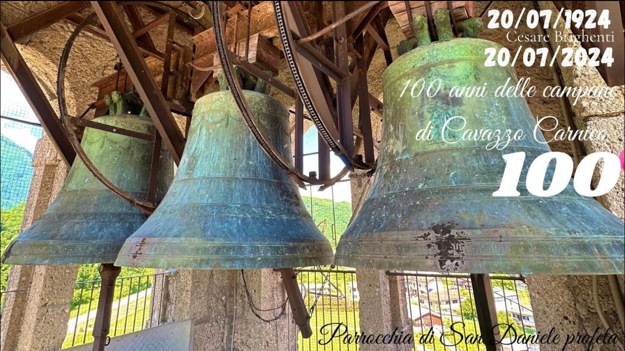 Campane della chiesa di San Daniele Profeta ~100 anni delle campane ...