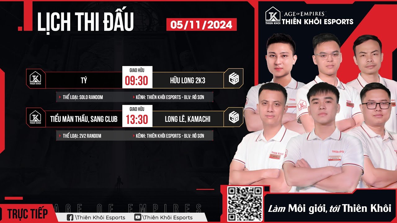 Trực tiếp | Thiên Khôi_Tý vs EGO_Hữu Long | Solo Random | BLV: RBS | 05/11/2024 - YouTube