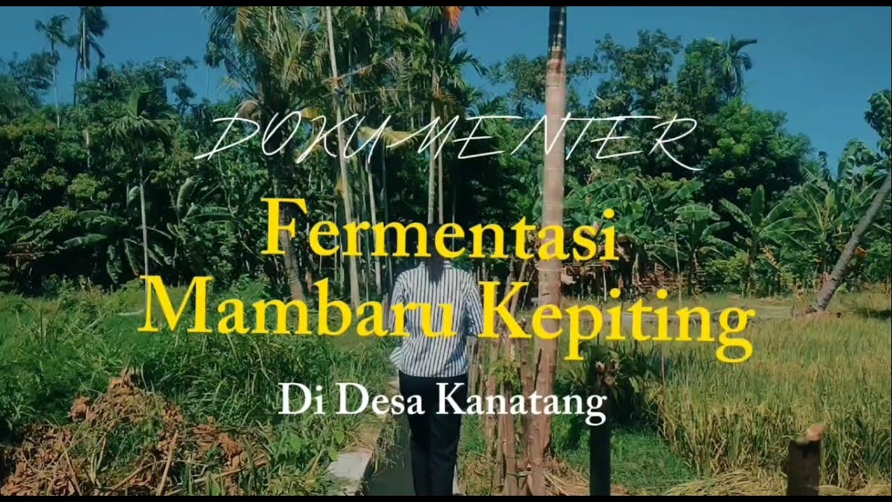 Film Dokumenter - Pembuatan Produk Lokal " Kambaru Kepiting " Di Desa ...