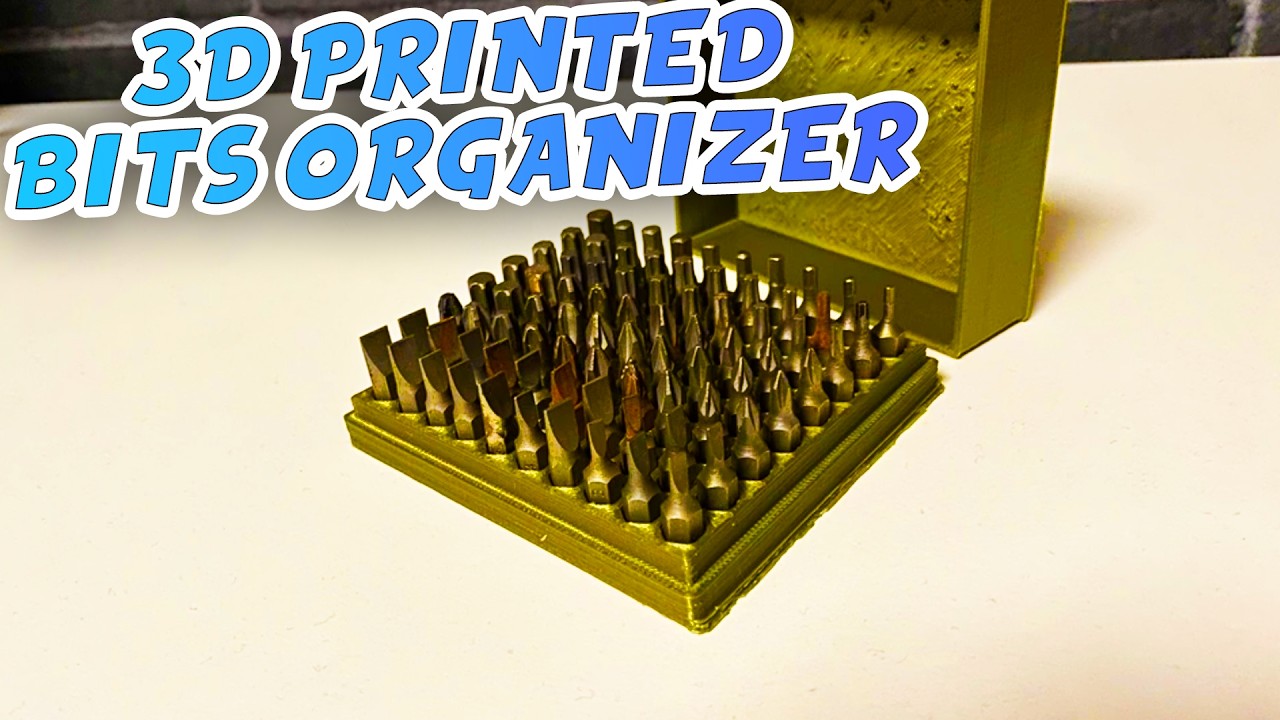 3D Printed Box Organizer | DIY 3D Printed Project For Your Screw Bits ...