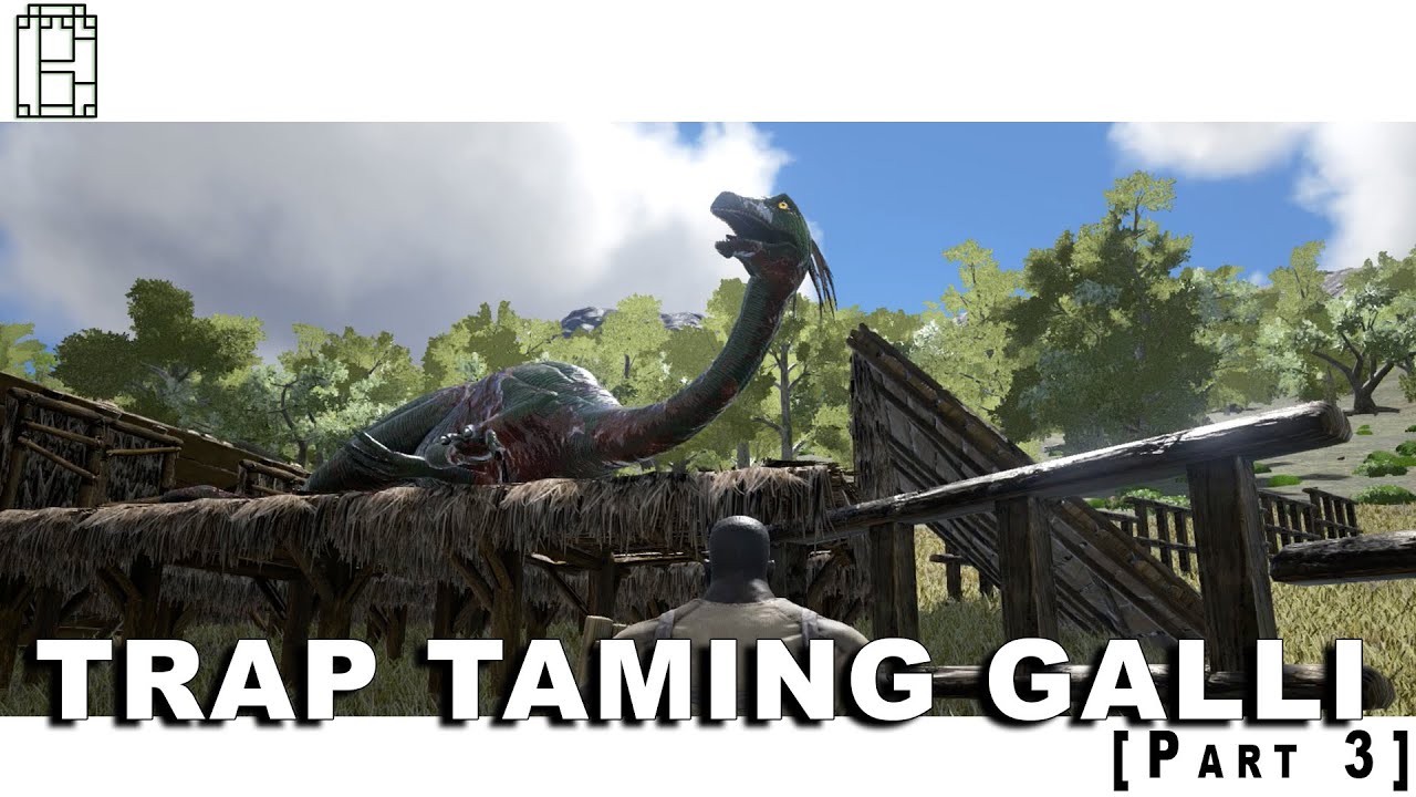 TRAP TAMING GALLI...Season 6 of ARK: survival evolved early access...Ep ...