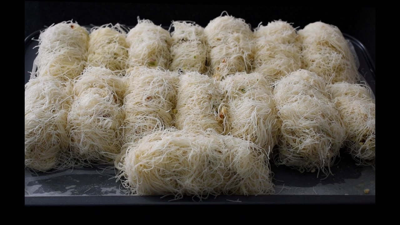 KATAIFI RECIPE / KUNAFA ROLL / KUNAFA KADAIF / SWEET RECIPE / KUNAFA ...