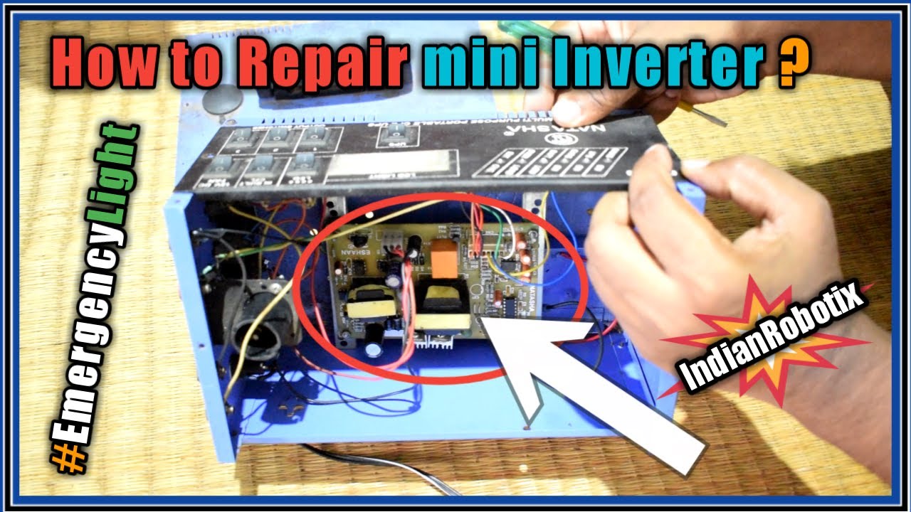 How to repair a 10 years old Mini Inverter at home || restoration of ...
