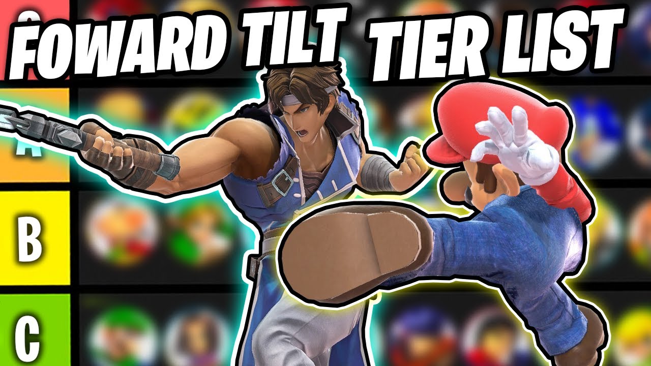 Smash Ultimate FORWARD TILT TIER LIST - YouTube