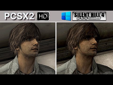 Silent Hill 4 - The Room | The best way to play on pc | PCSX2 HD vs Windows pc Comparison