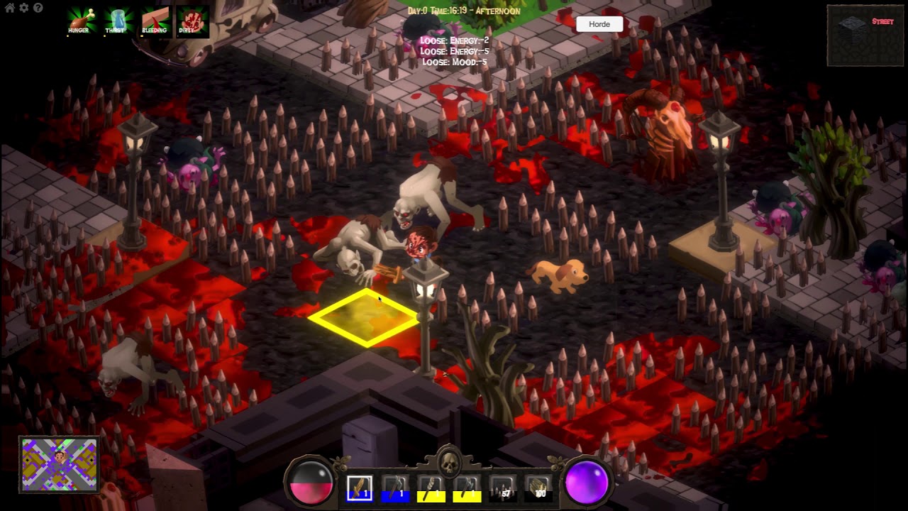 Cult of the Abyss: mutant horde running over spikes - YouTube