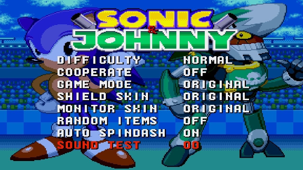 Sonic & Johnny | All Sound Test Cheats - YouTube