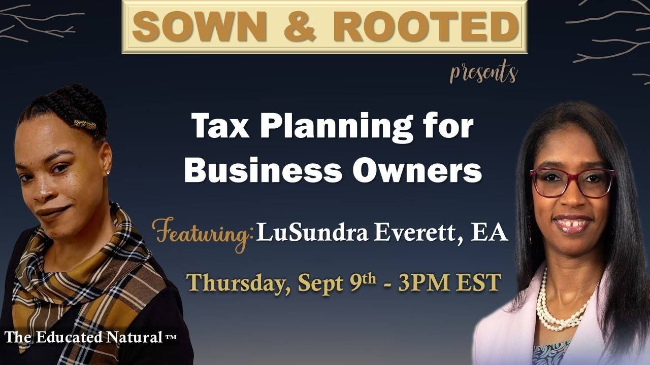 Tax Planning Strategies For Women (Home Biz Tax Lady) - YouTube