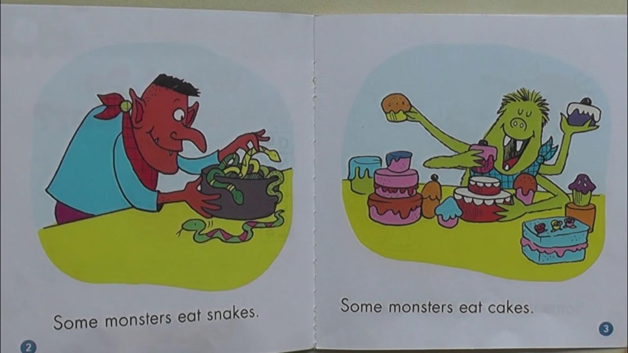 "What do monsters eat?" - a short story for kids, read aloud - YouTube