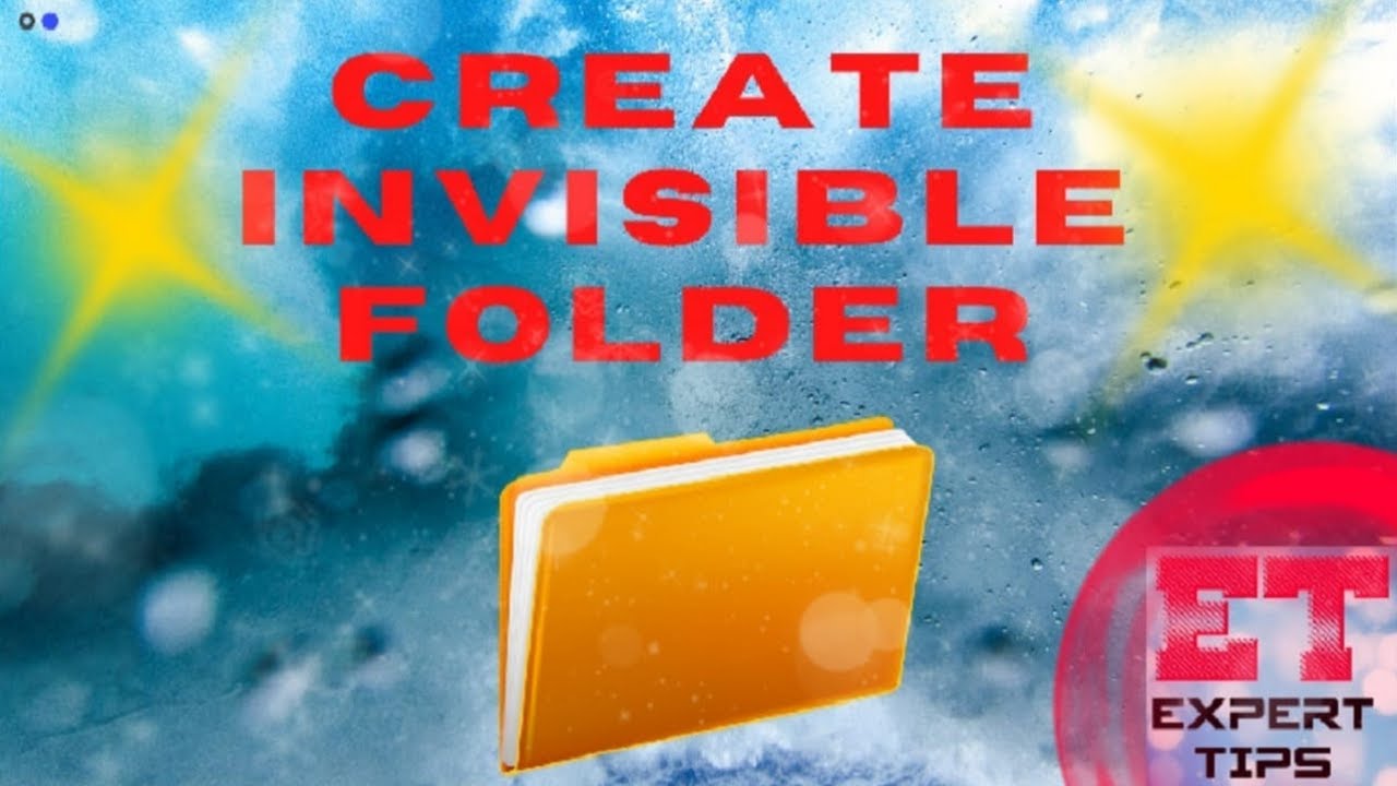 How to Create Invisible Folder on Windows 7, 8, 10 | Without Folder name | Hindi | - YouTube