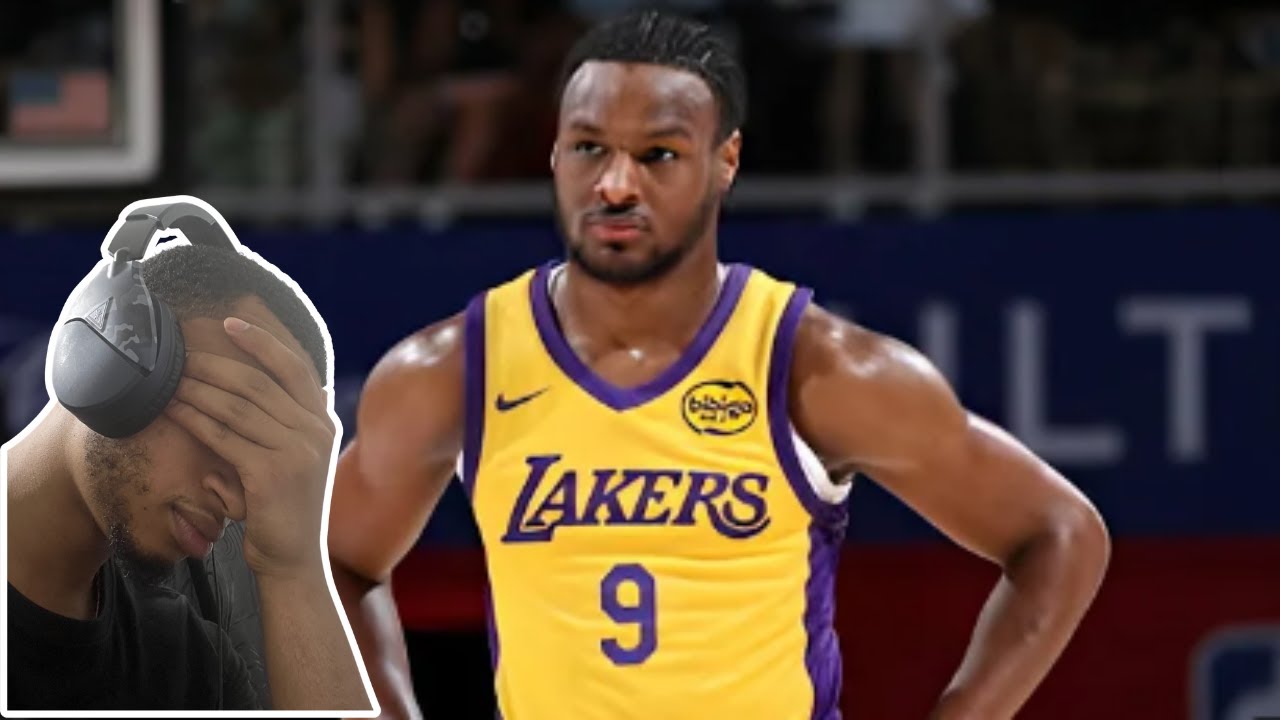 Tafari Reacts to Bronny James Summer League Debut vs Rockets - YouTube