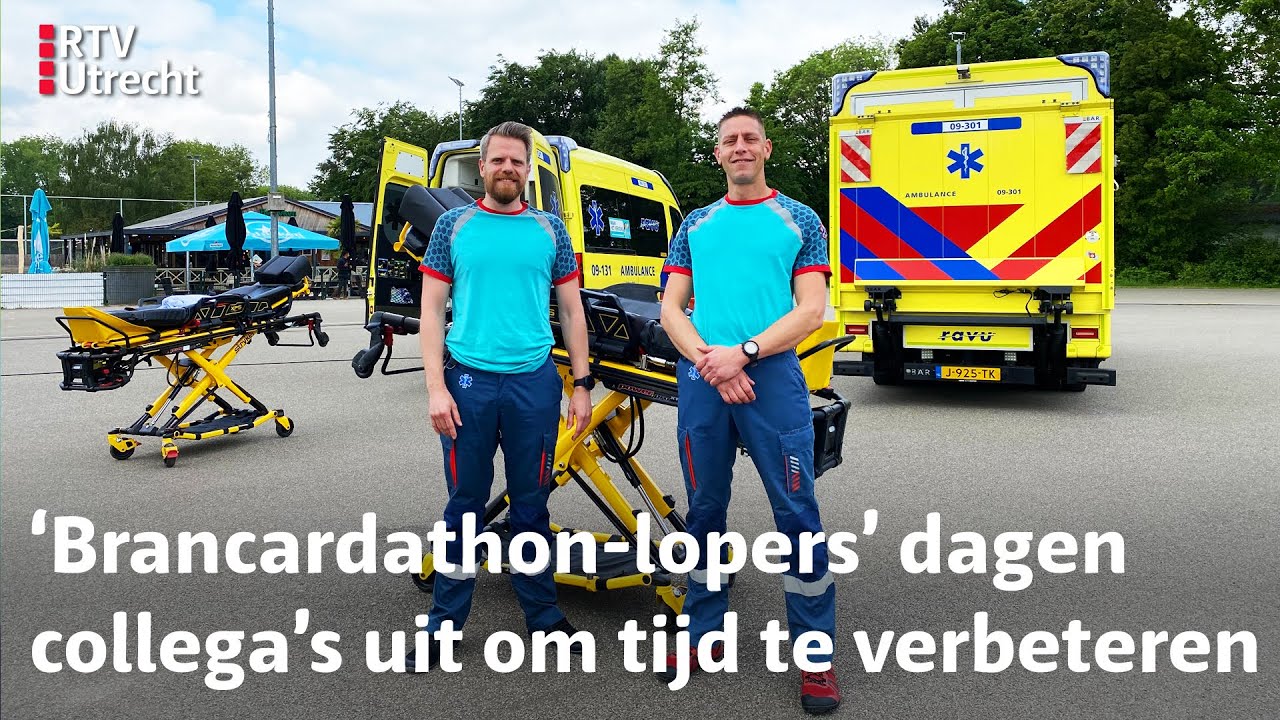 Martijn en Matthias gaan voor wereldrecord 'brancardathon' | RTV ...