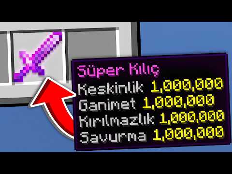 Minecraft ama 1,000,000 LEVELLİ BÜYÜLER YAPABİLİYORUM 😎