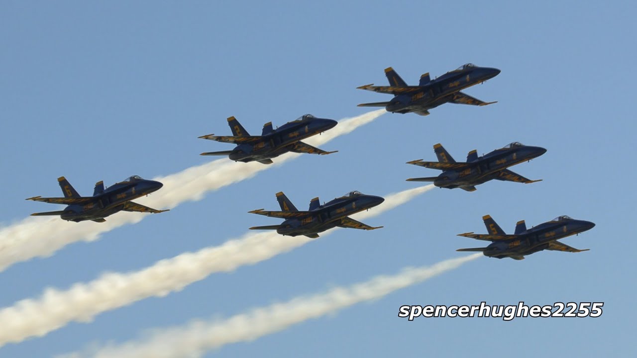Blue Angels & Thunderbirds EAA AirVenture 2019 - YouTube