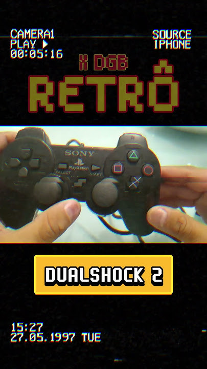 X DGB RETRÔ - Dualshock II - YouTube