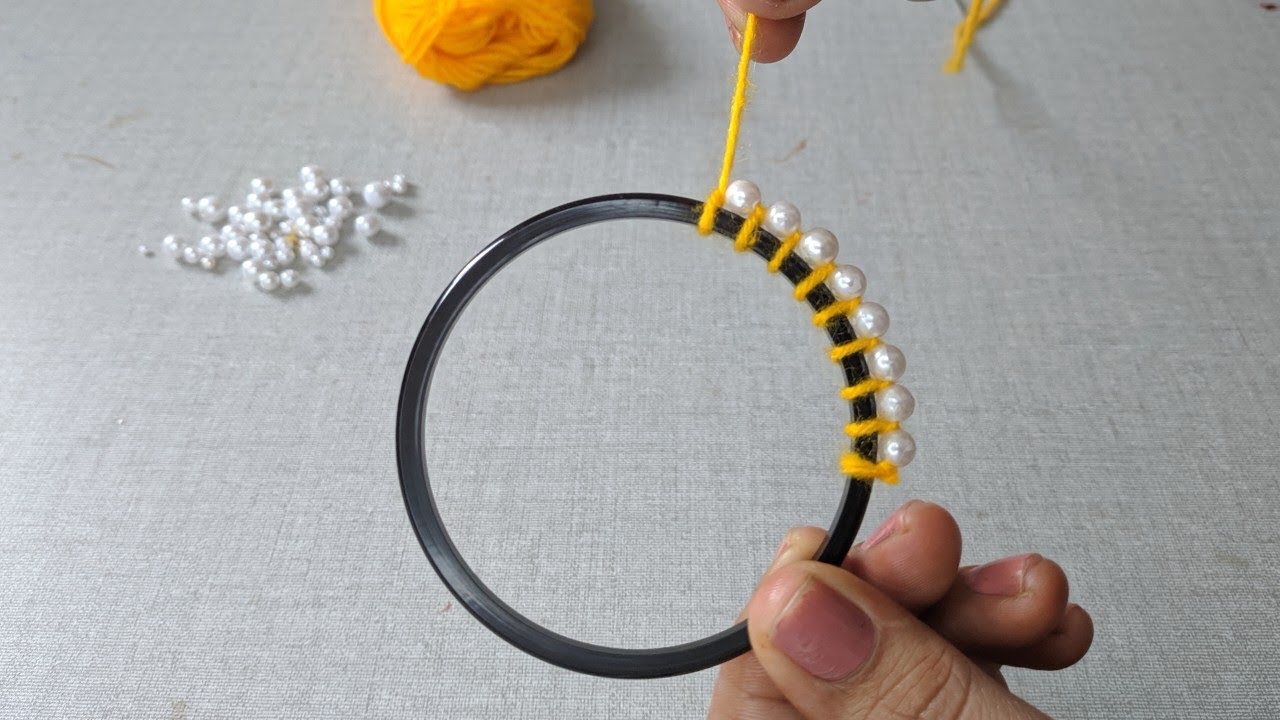 New Amazing Hand making Flower design idea.Easy Hand making Latkan ...