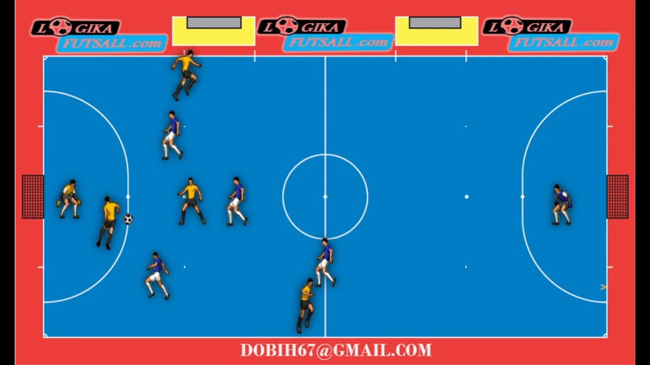 Futsal Training DH ( Set play offense Futsal) - YouTube