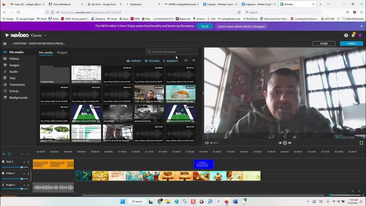 How to Video Capstone WeVideo Tutorial Image Analysis and Audio ...