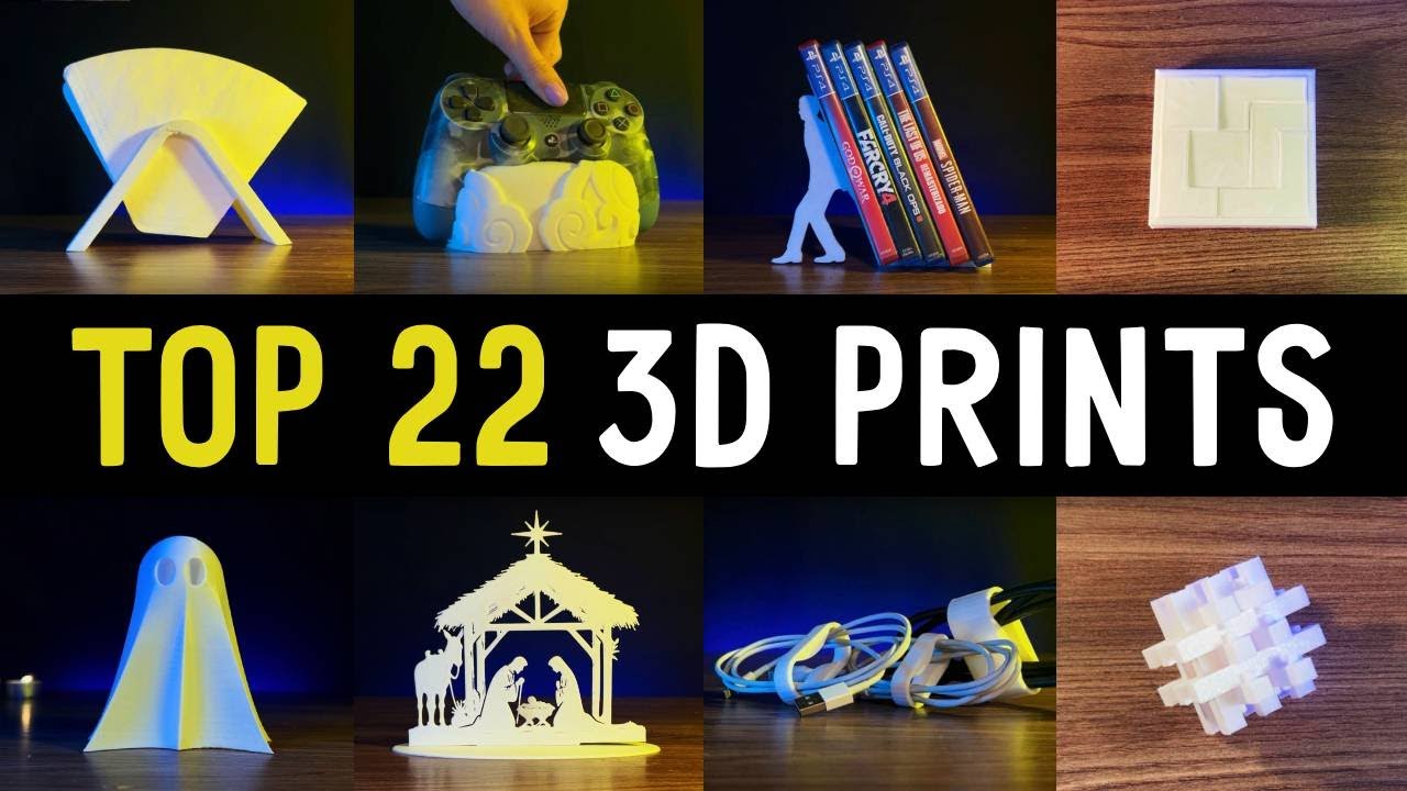 Top 22 Best WHITE 3D Prints - YouTube