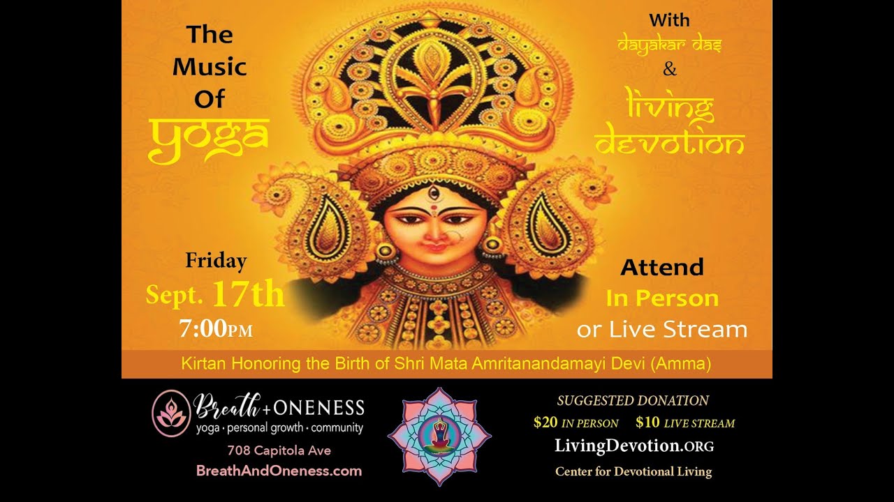 The Music of Yoga Kirtan w/Dayakar Das & Living Devotion - YouTube