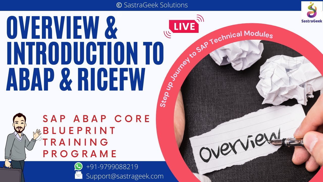 Overview Of Abap And Ricef Explanation Youtube